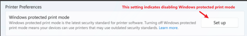 Got an error message "Printer installation failed, please check the ...